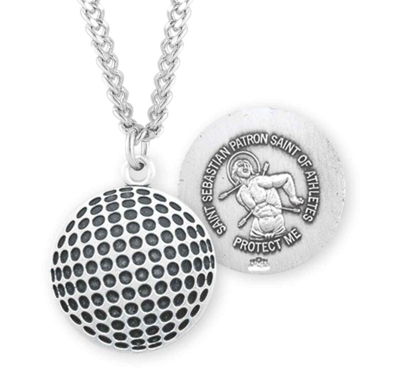 St. Sebastian – Golf – Patron Saint Medal – christianapostles.com
